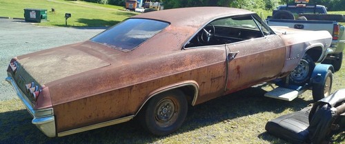 1965 Chevrolet Impala Body Chassis Fastback Rolling Chassis Project Car ...