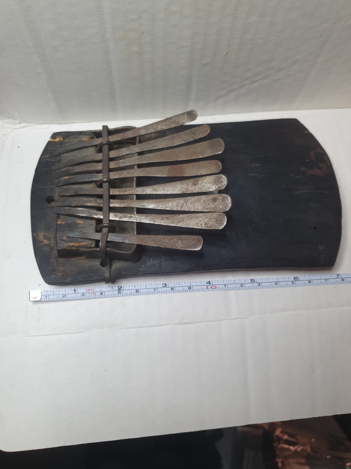 Vintage African Kalimba / Mbira – Handmade Thumb Piano – 9 Metal Keys ...