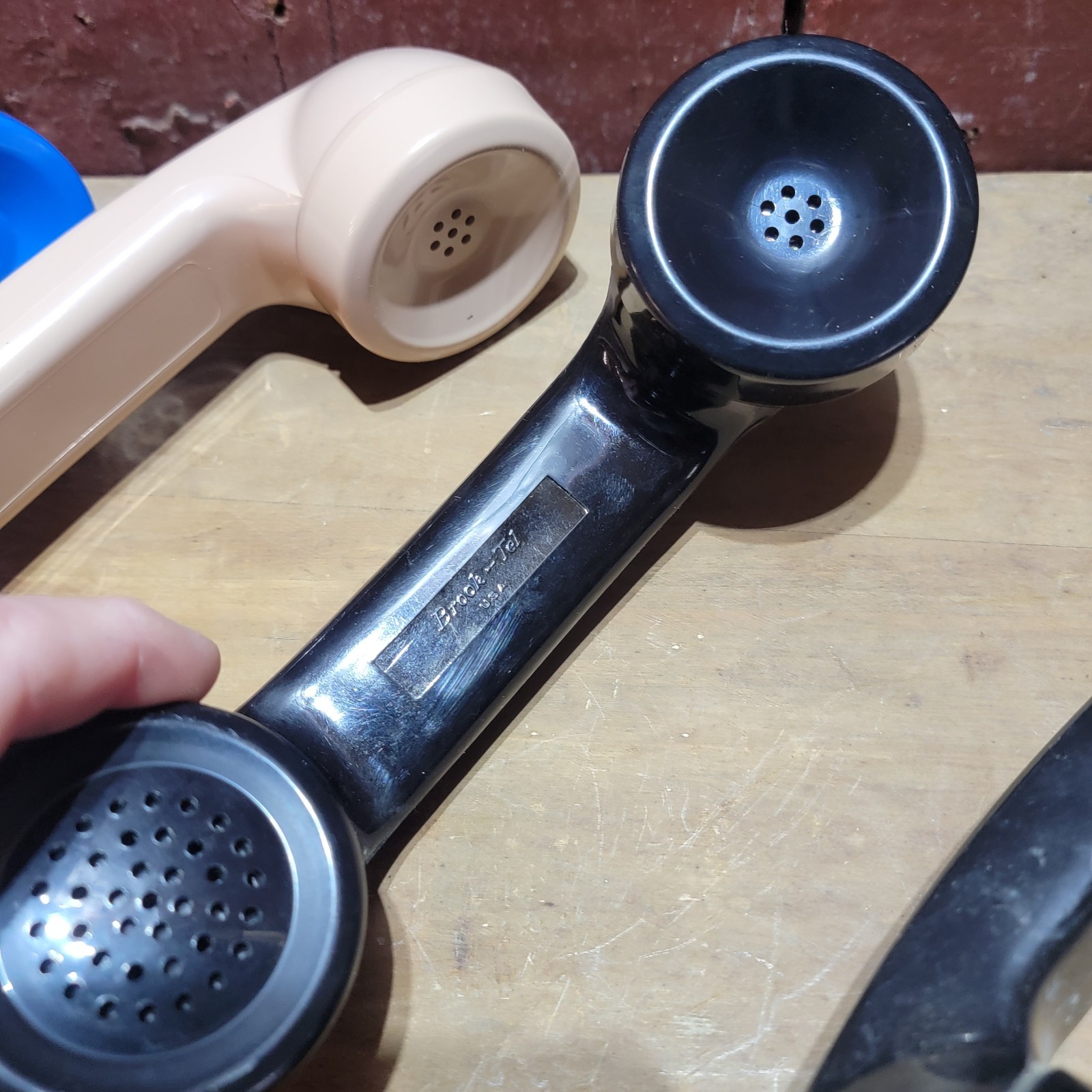 Lot of 4 Retro Replacement Handsets, Old Phone handset, payphone, New ...