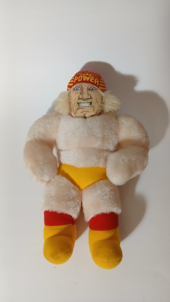 Vintage 1991 WWF Wrestler Hulk Hogan Python Power 11” Plush WWE ...