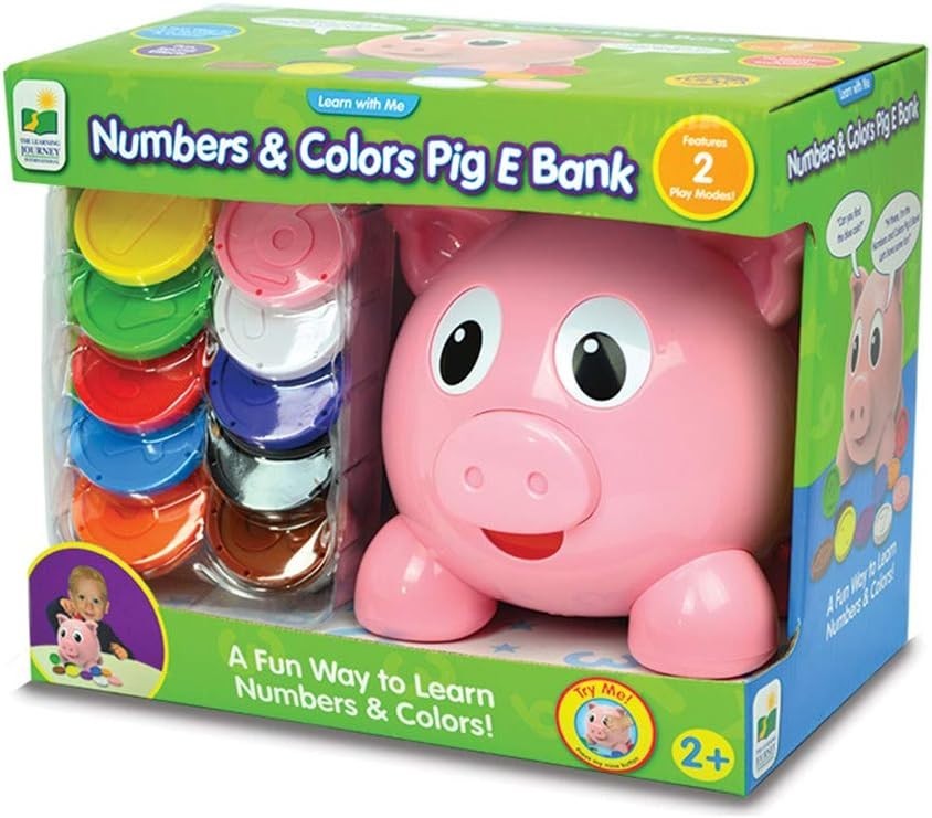 Engaging Numbers & Colors Talking Pig E Bank - Educational Toy for ...