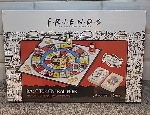 New Sealed Friends TV Show Family Board Game Race To Central Perk Game ...