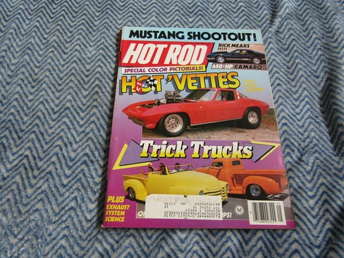 HOT ROD MAGAZINE MAY 1987 650 HP CAMARO HOT CORVETTES '48 TRICK TRUCKS ...