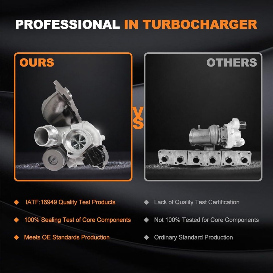 Fits BMW X5 X6 xDrive35i N55 3.0L 2011-2014 Turbo Turbocharger B03 ...