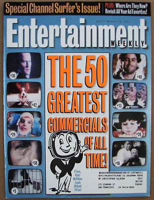 Entertainment Weekly 372 March 28 1997 the 50 Greatest Commercials of ...