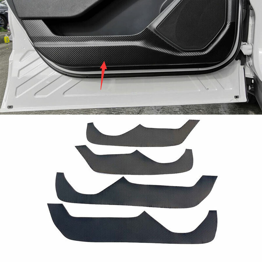 For Ford Explorer 2020-23 Carbon Fiber Leather Interior Door Anti-Kick ...