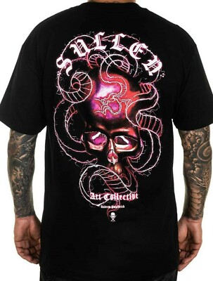 Sullen Swarbrick Electric Skull Neon Serpent Death Tattoo Ink T Shirt ...