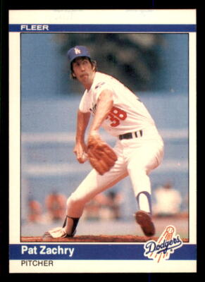 1984 Fleer #118 Pat Zachry Los Angeles Dodgers | eBay