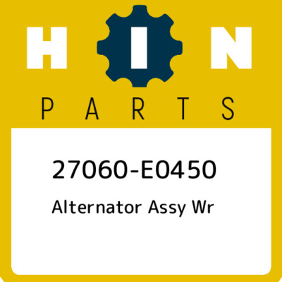 27060-E0450 Hino Alternator assy wr 27060E0450, New Genuine OEM Part | eBay