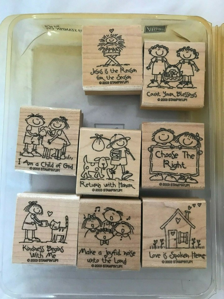 Stampin Up Wood Stamps Sets $8 each - You Choose your Set | eBay