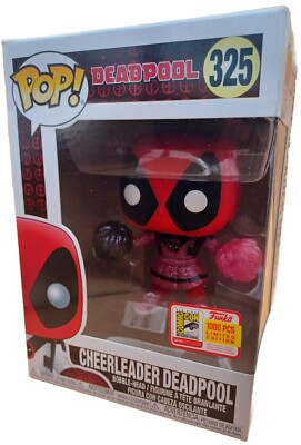 Funko Pop Deadpool Cheerleader San Diego Comic Con 1000 Piece Limited ...