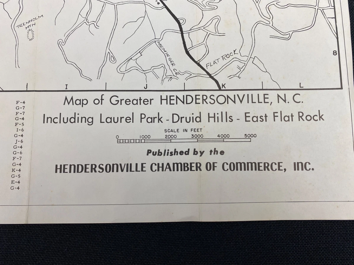 Hendersonville Map
