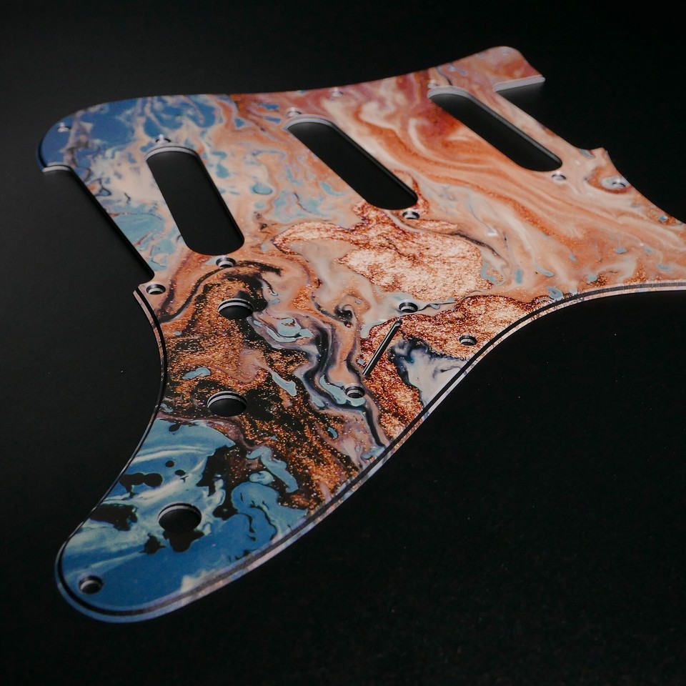 PRS Silver Sky • Silver Sky SE Pickguard • Marble #20 • Custom ...