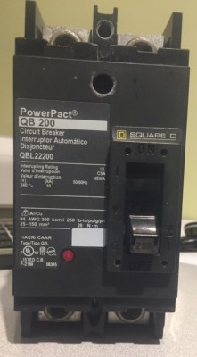 Square D QBL22200 Main Circuit Breaker, 200 Amp Used Good Condition | eBay