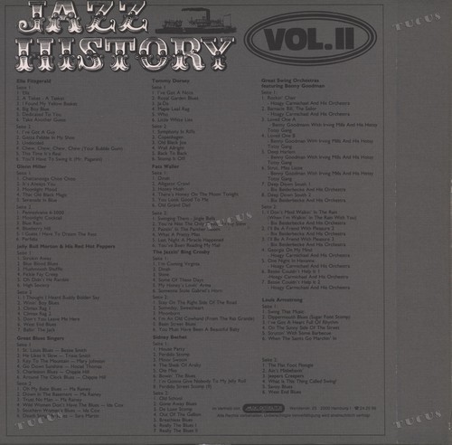 Various (Ella Fitzgerald ...) - Jazz History 10 LPs Vol. II 10xLP BOX ...