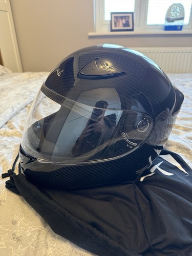Sting 1.3 Carbon Fibre Motorcycle Helmet Full Face Helmet Size M | eBay UK
