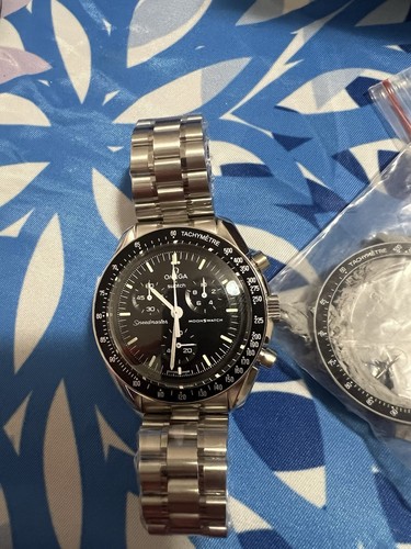 OMEGA X Swatch Speedmaster MoonSwatch Genuine Metal Case Mod Mission To ...