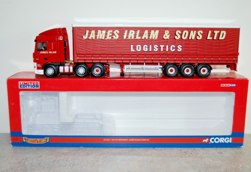 CORGI CC13231 DAF XF CURTAINSIDE JAMES IRLAM & SONS LTD | eBay UK