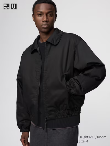Uniqlo PUFFTECH Short Blouson Black Medium | eBay