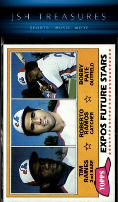 1981 Topps #479 Expos Future Stars - Tim Raines / Roberto Ramos / Bobby ...