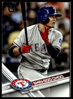2017 Topps 290 Shin-Soo Choo Texas Rangers Vintage Stock 58/99 Baseball ...