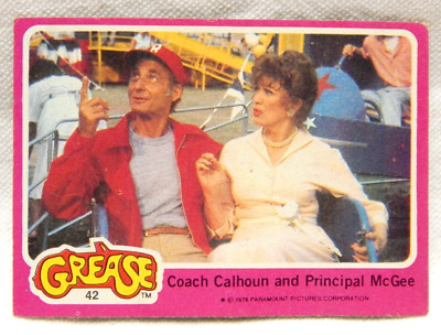 GREASE The Movie Card No. 42 Coach Calhoun Principal McGee | eBay