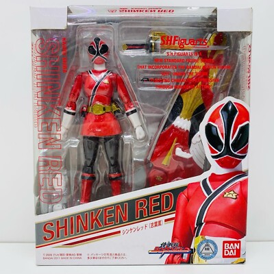 S.H.Figuarts Super Shinken Red Samurai Sentai Shinkenger Bandai Action ...