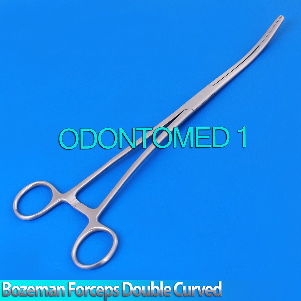 15 BOZEMAN Uterine Forceps 10" Double Curved Surgical O R GRADE | eBay