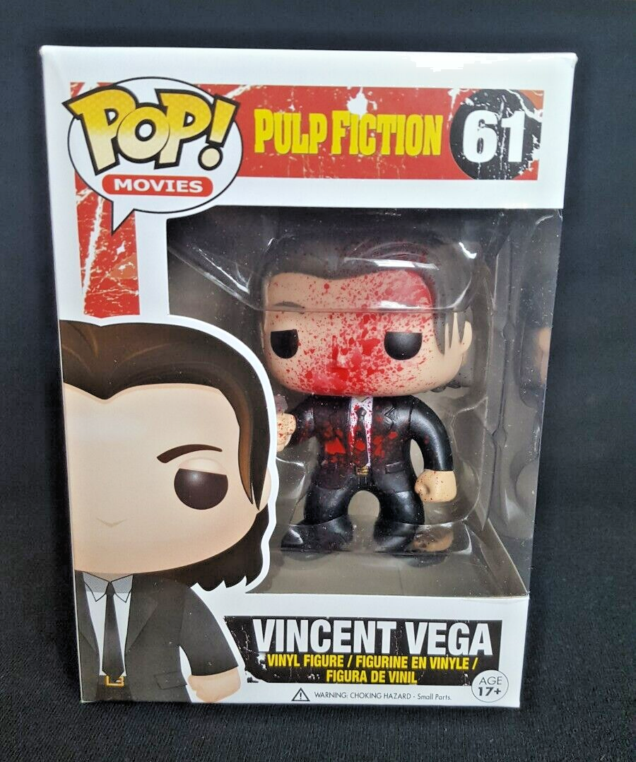 Funko Pop! Pulp Fiction~Vincent Vega Extra Bloody~Super Rare & Super Clean! | eBay