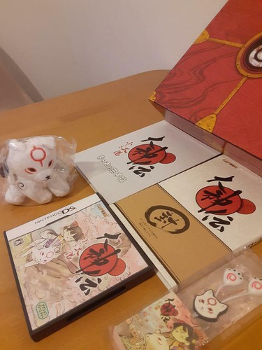Nintendo DS Okami Den limited edition nintendo Small sun Manten ...