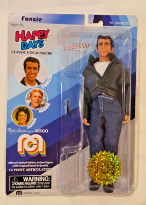 2018 Mego Classics Happy Days Fonzie Figure Retro Reissue MOC Carded ...