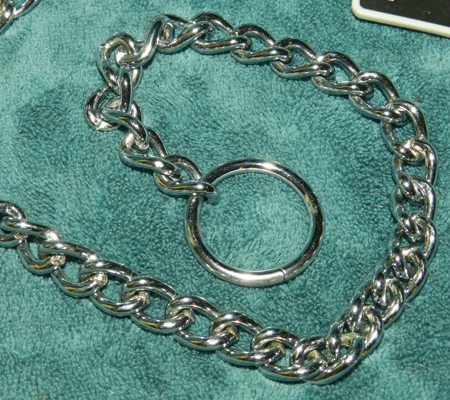 NEW SILVER CHOKE/CHECK CHAIN DOG TRAINING COLLAR! 18" HEAVY | eBay