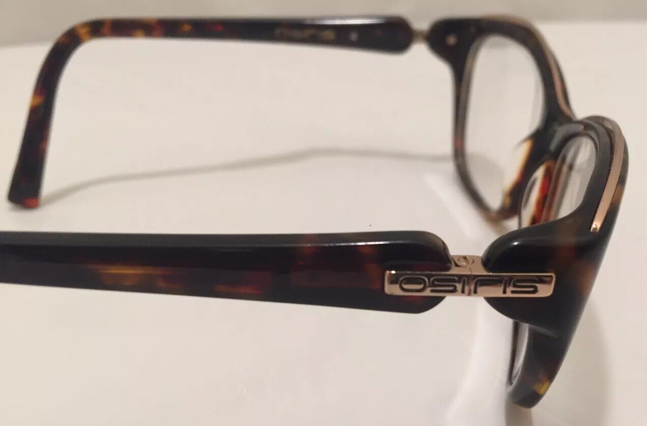 Osiris Eyeglasses Frame Model B34 25445862 Tortoise W Golden Details | eBay