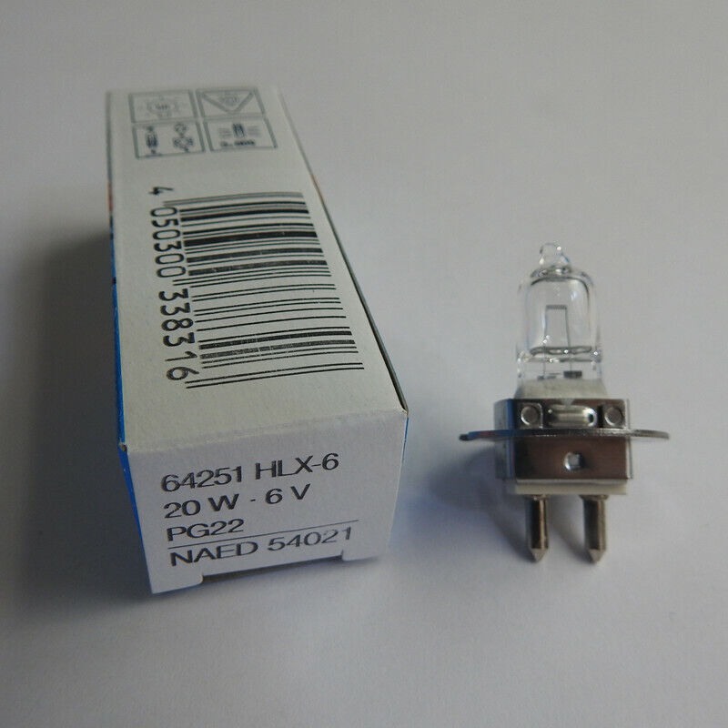Osram 54021 64251 20W 6V HLX Xenophot Slit Lamp Bulb Keratometer Bulb ...