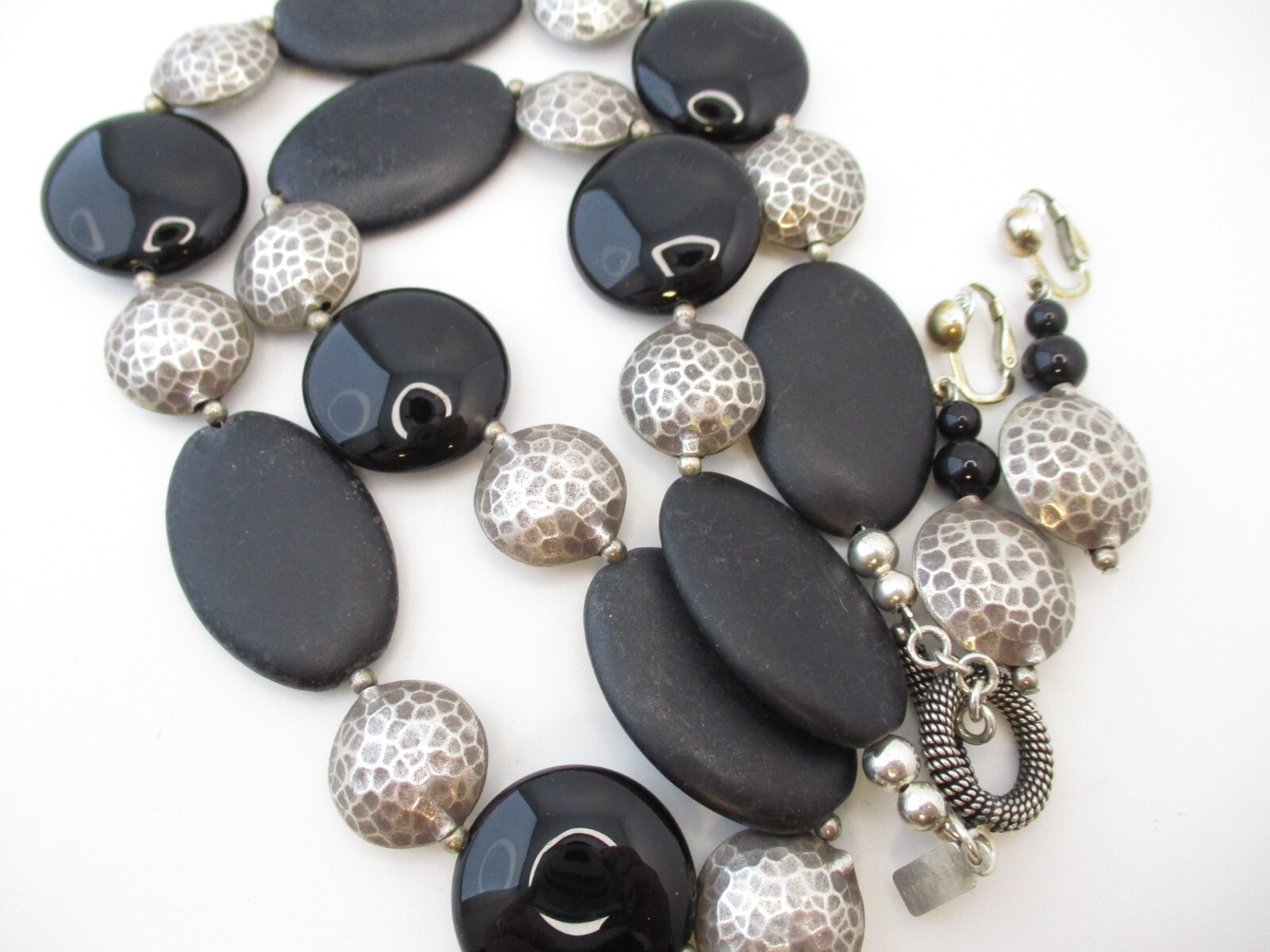 Vintage John Beeman Artist Made Natural Stone & Silve… - Gem