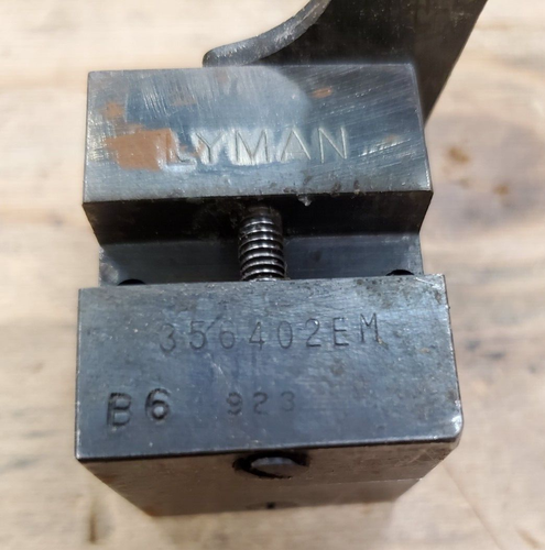 Lyman Bullet Mold 356402 9mm Caliber - 120 Grain Truncated Cone Double ...