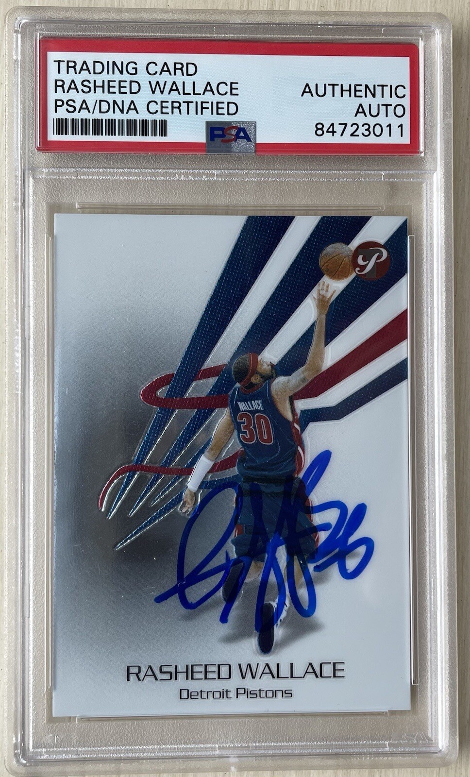 Rasheed Wallace Signed 2004 Topps Pristine #80 PSA/DNA AUTO Detroit ...
