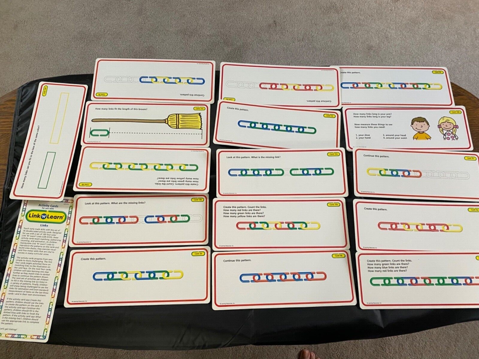 Learning Resources Activity Cards for Link N Learn | eBay