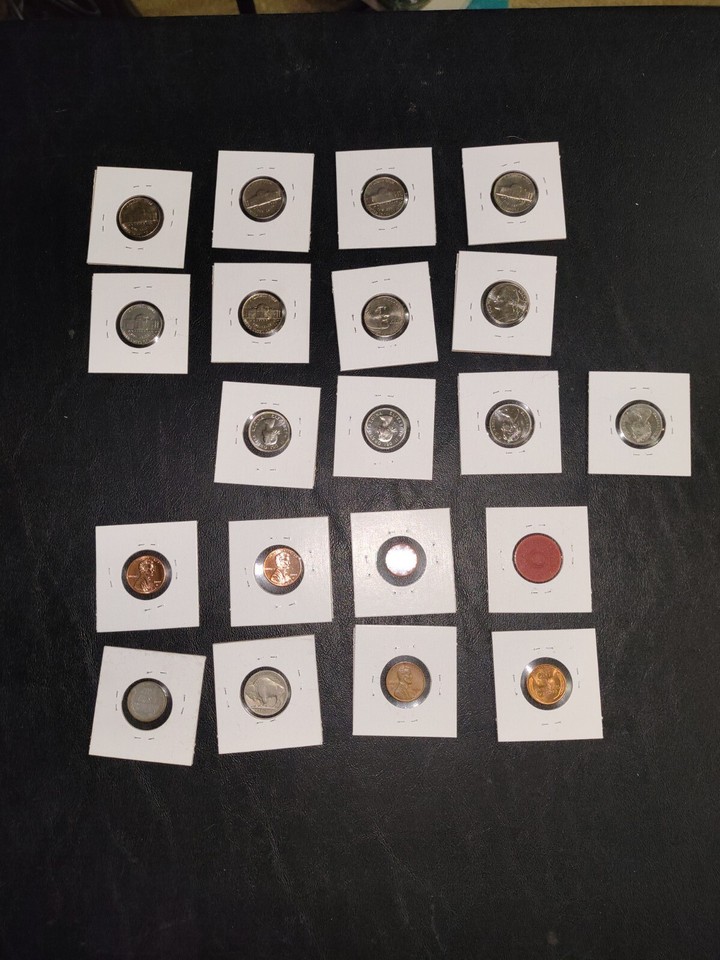 Huge coin LOT collection set 20 coins MINT BU proof buffalo USA + NO ...