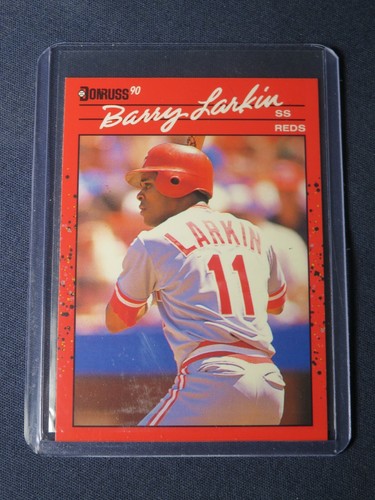 1990 Donruss BARRY LARKIN Cincinnati Reds Baseball Card #71 MINT in ...