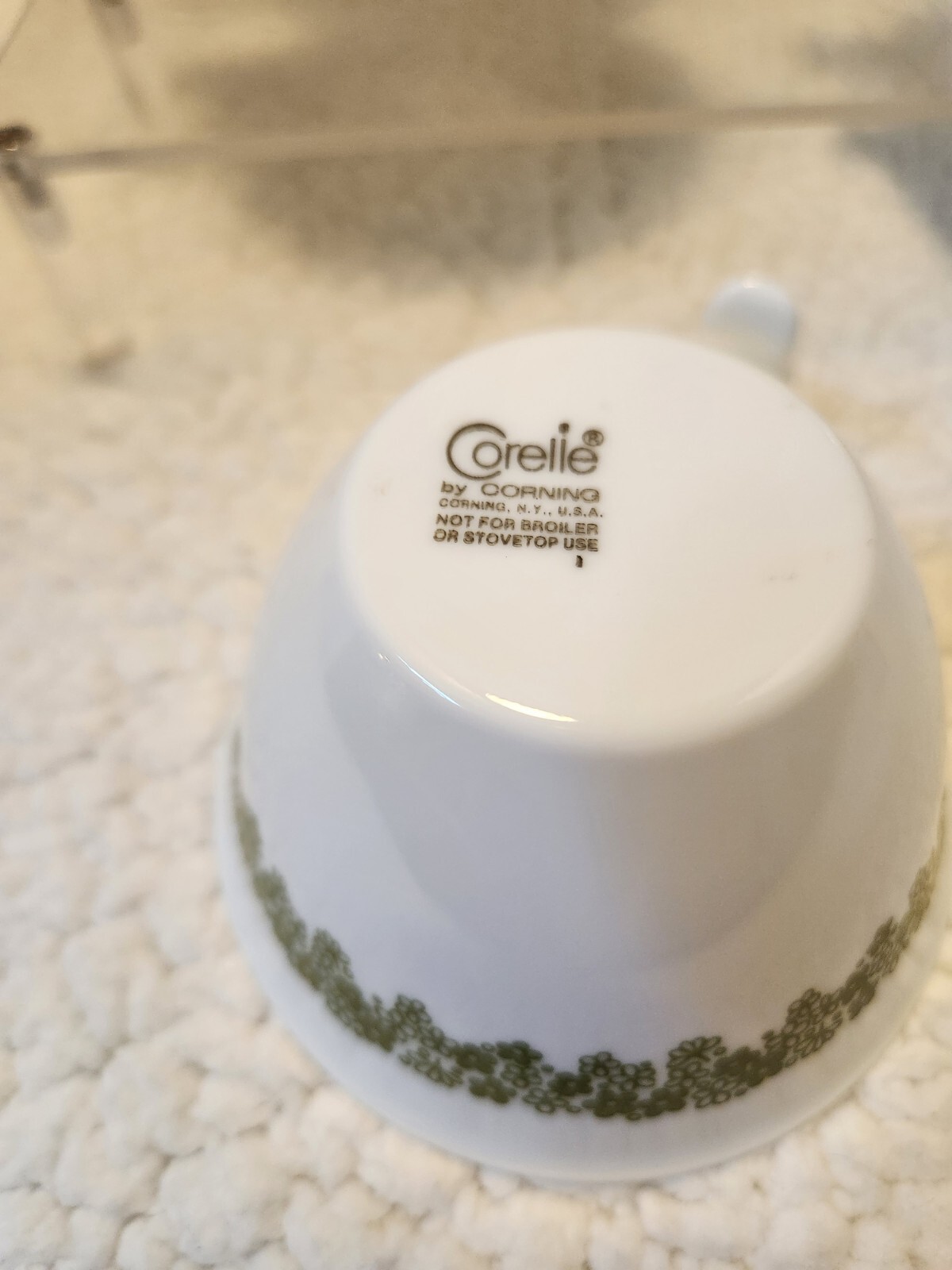 Vintage 1970 Corelle Crazy Daisy Spring Blossom Hook Handle Coffee Tea ...