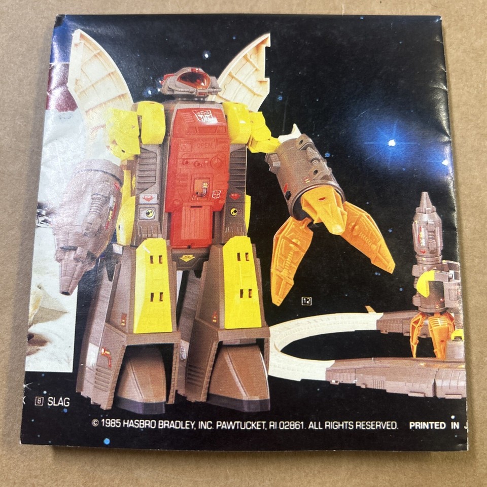 VTG Transformers Original G1 1985 Insert Catalog Check List Booklet ...