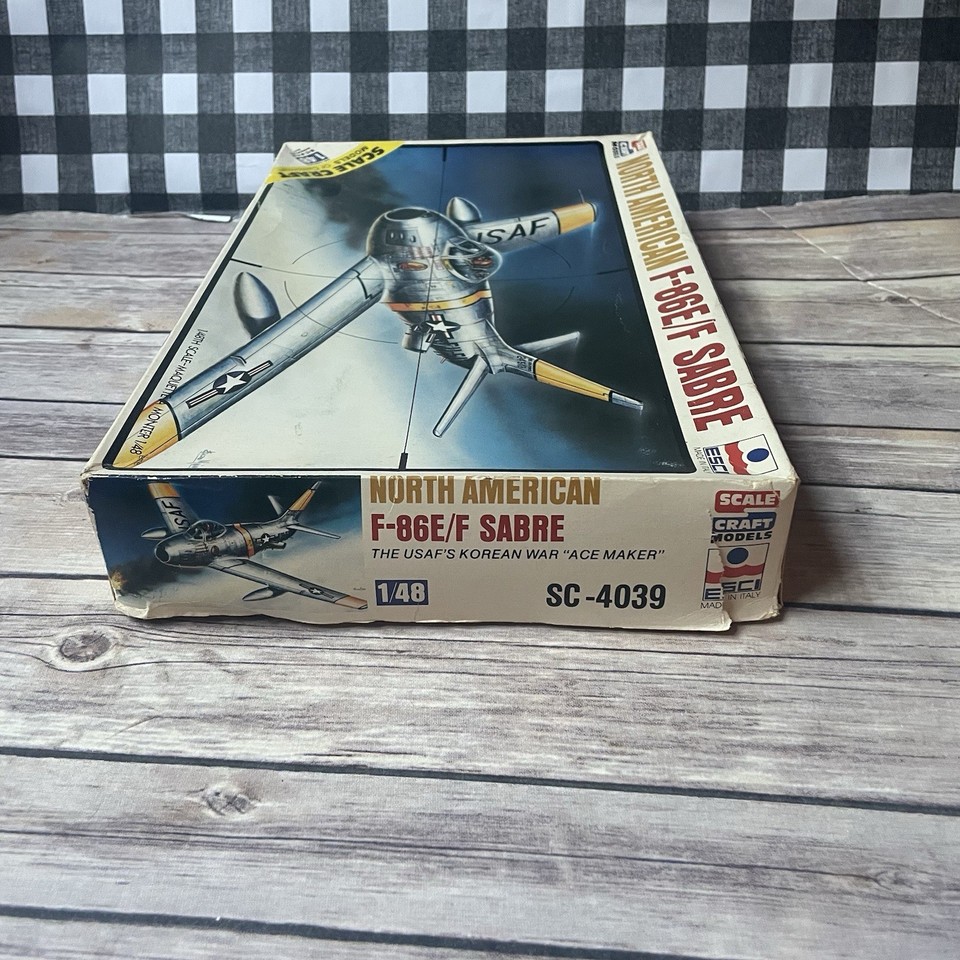 ESCI Scale Craft Models North American F-86E/F Sabre 1/48th scale SC ...