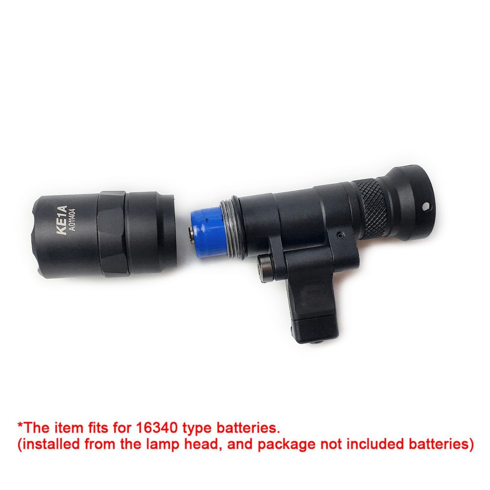 Tactical M640DF M340C LED Weaponlight Offset Side Flashlight W/ Remote ...