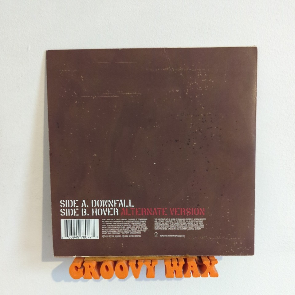 Trust Company - Downfall - UK 7" Red Vinyl - Plays Flawlessly | eBay