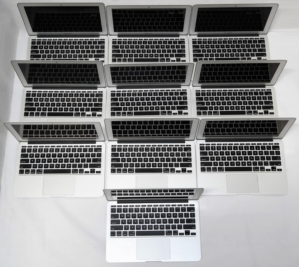 Lot of 9x APPLE MacBook Air 11" A1465 Intel Core i5 4th Gen 4GB 256GB ...