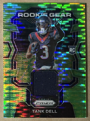 Tank Dell Neon Green Pulsar 2023 Panini Prizm Rookie Gear Patch #RG-TD ...