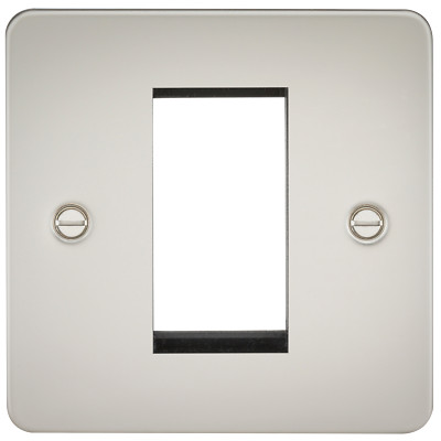 Flat Plate 1G Modular Faceplate - Pearl | eBay UK