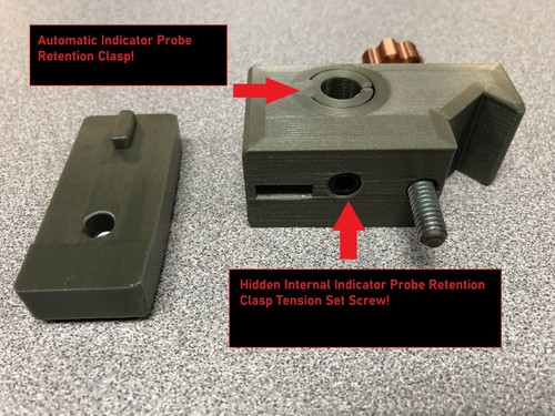 South Bend 9/10K lathe carriage dial indicator Holder plus Cross Slide ...
