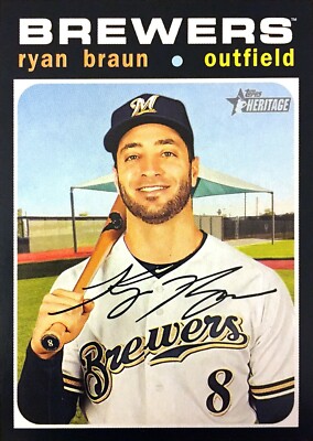 2020 TOPPS HERITAGE (#321) - RYAN BRAUN | eBay